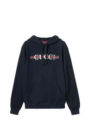 Gucci Hooded Sweatshirt - Blue