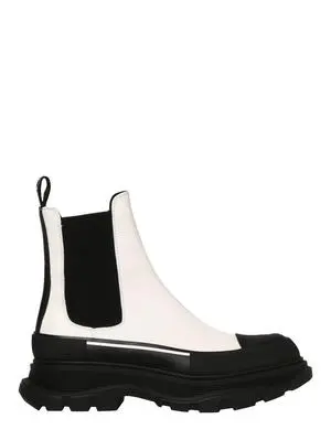 Alexander McQueen Tread Slick Ankle Boots - White