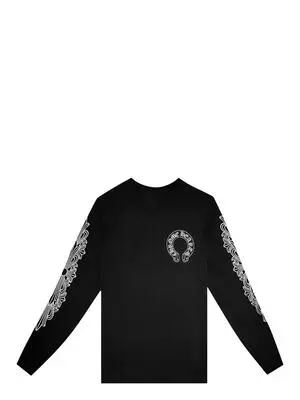 Chrome Hearts Horseshoe Thermal Waffle T-shirt - Black