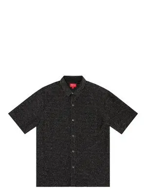 Supreme Lurex Short-sleeve Shirt - Black