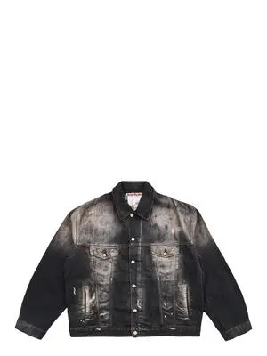 Acne Studios Oversized Denim Jacket - Black