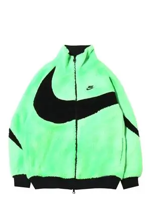 Nike Big Swoosh Reversible Boa Jacket - Green