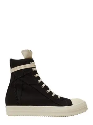Rick Owens Strobe Cotton Denim Penta High - Black