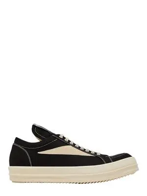Rick Owens Hollywood Vintage Low Sneakers - Black