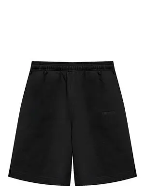 Vetements Embroidered Logo Shorts - Black