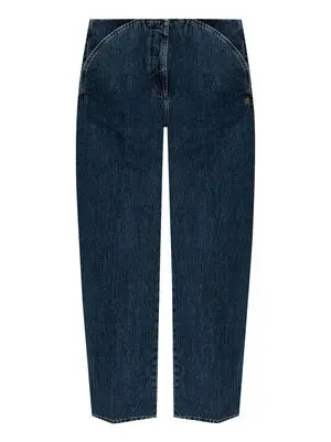 Givenchy 4g Embroidered Straight-leg Jeans - Blue
