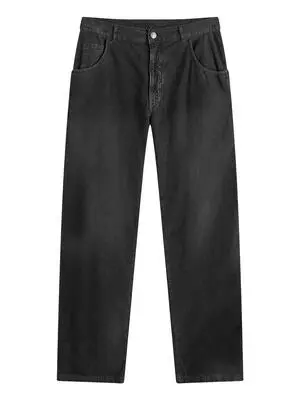 Palm Angels Monogram Corduroy Trousers - Black