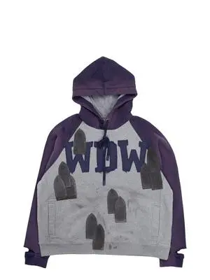 WHO DECIDES WAR BY EV BRAVADO Faded Wdw Pullover Hoodie - Grey