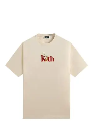 Kith X The Grinch Max Serif Tee - Cream
