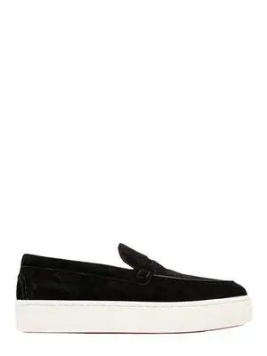 CHRISTIAN LOUBOUTIN Paqueboat Flat - Black
