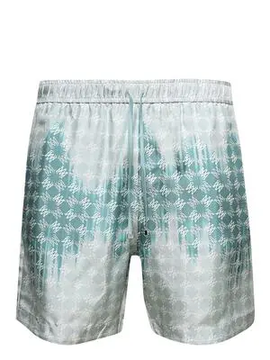 Amiri Ma Quad Bleached Short - Blue