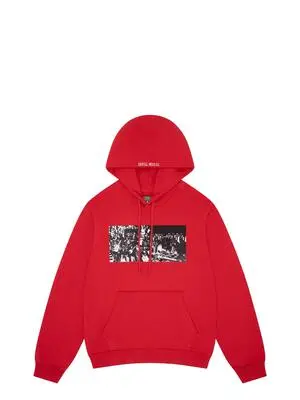 DENIM TEARS X Arthur Jafa Black Entertainment Hoodie - Red
