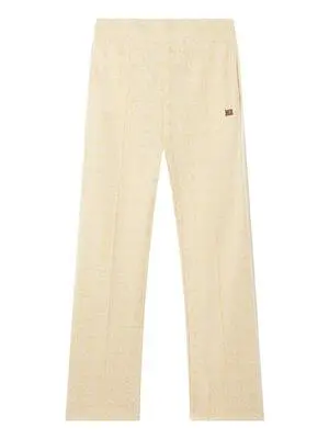 WALES BONNER Jersey Jacquard Shine Track Pants - Yellow