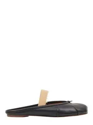 MAISON MARGIELA Tabi Elastic Band Mule - Black