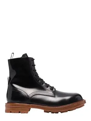 Alexander McQueen Lace-up Ankle Boots - Black