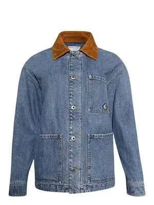 Bottega Veneta Padded Denim Jacket - Blue