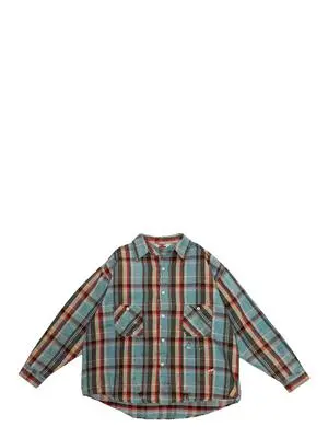 SAINT MXXXXXX Flannel Shirt - Blue