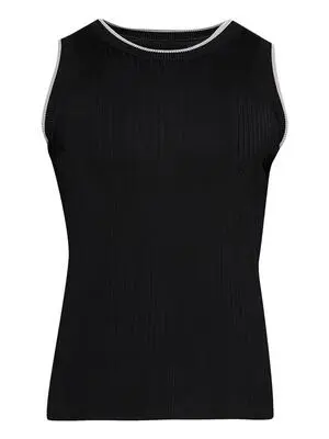 Amiri Ribbed Tank Top - Black