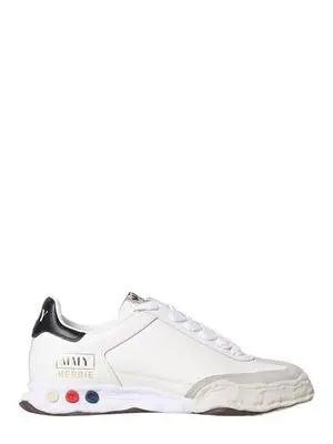 Mihara Yasuhiro Herbie Og Sole Leather Low Sneakers - White