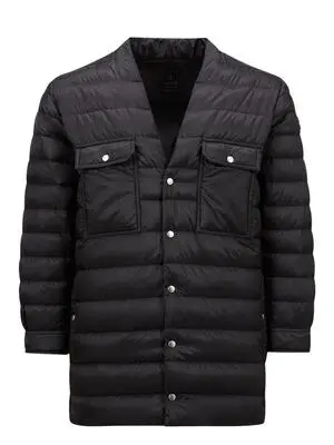 Moncler Woven Outershirt - Black