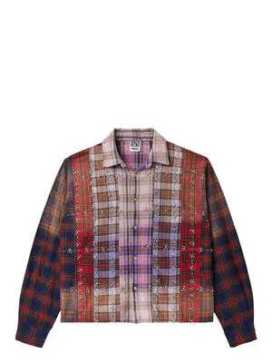 VALE FOREVER Summer Jam Patchwork Flannel - Red