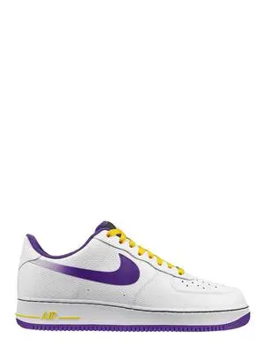 Nike Air Force 1 Low Snakeskin Lakers - White