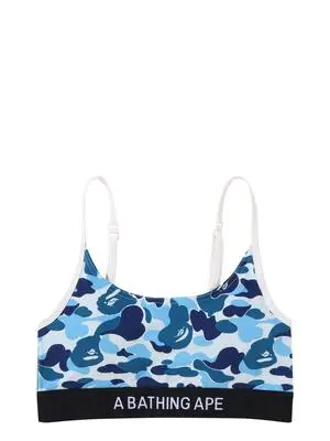 A BATHING APE Abc Camo Sport Bra - Blue