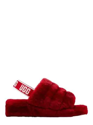 UGG Fluff Yeah Slide - Red