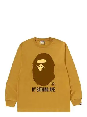 A BATHING APE By Bathing Ape Long-sleeve Tee - Yellow