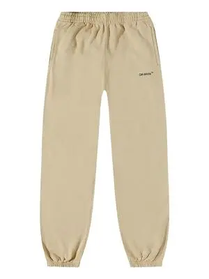 Off-White Caravaggio Diag Slim Sweatpant - Tan