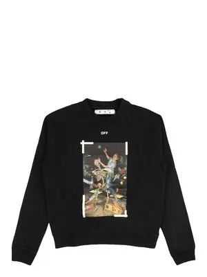 Off-White Pascal Print Slim Crewneck - Black