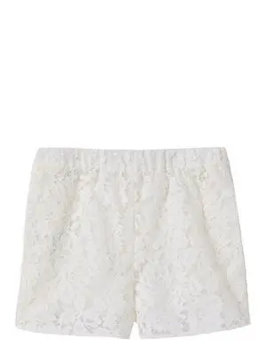 Gucci Flower Lace Shorts - White