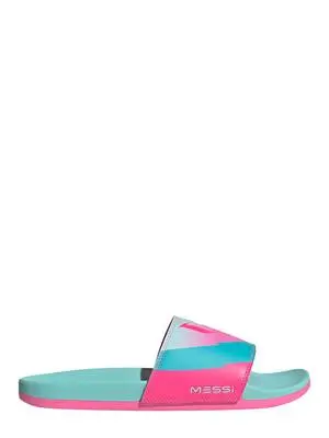 Adidas Lionel Messi X Adilette Comfort 'miami' Slides - Teal