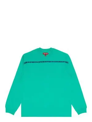 Supreme Intarsia Stripe Long-sleeve Top - Green