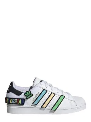 Adidas Superstar J Patches - White