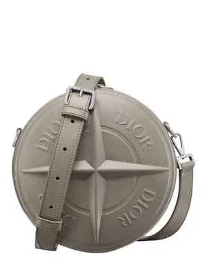 Dior X Stone Island Round Bag - Grey