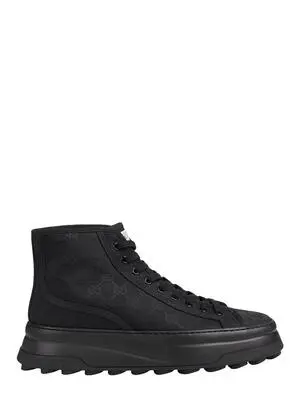 Gucci Gg High Top Sneakers - Black