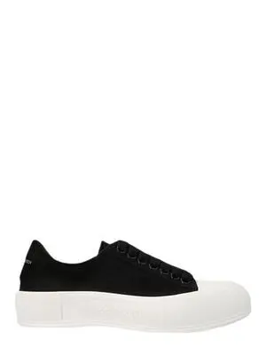 Alexander McQueen Deck Lace-up Plimsoll - Black