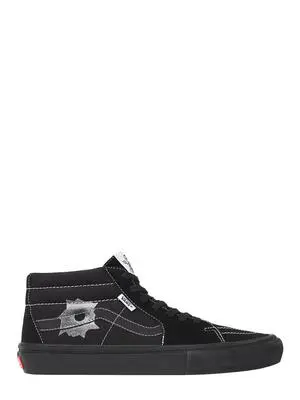 VANS Supreme X Nate Lowman X Skate Grosso Mid - Black