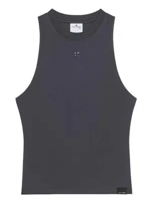 COURREGES Belted Tank Top - Grey