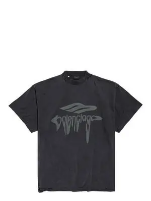 Balenciaga 3b Liquefied T-shirt - Black