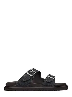 Dior Oblique Aqua Sandal - Black