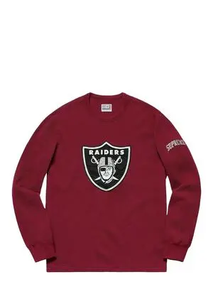 Supreme X Nfl Raiders '47 Thermal Shirt - Red