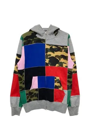 A BATHING APE Patchwork Hoodie - Multicolor