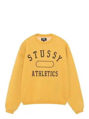 StÜssy Athletics Crew - Yellow