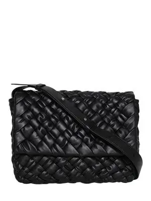 Bottega Veneta Rumple Messenger Bag - Black