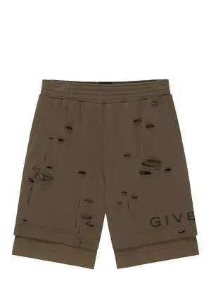 Givenchy Board Fit Hole Shorts - Tan