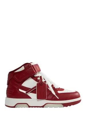Off-White Out Of Office Mid Sneakers - Red