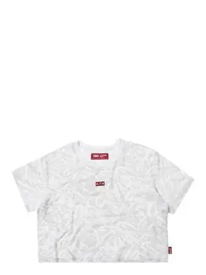 Kith X Coca-cola Checkered Cropped Tee - White