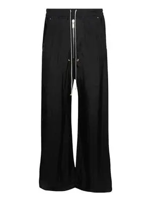 Rick Owens Wide Leg Trousers - Black